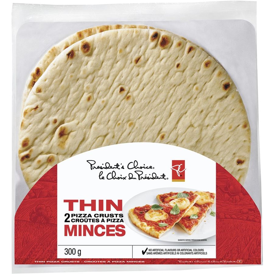 PC PIZZA CRUST THIN ORIG 2PK 300G