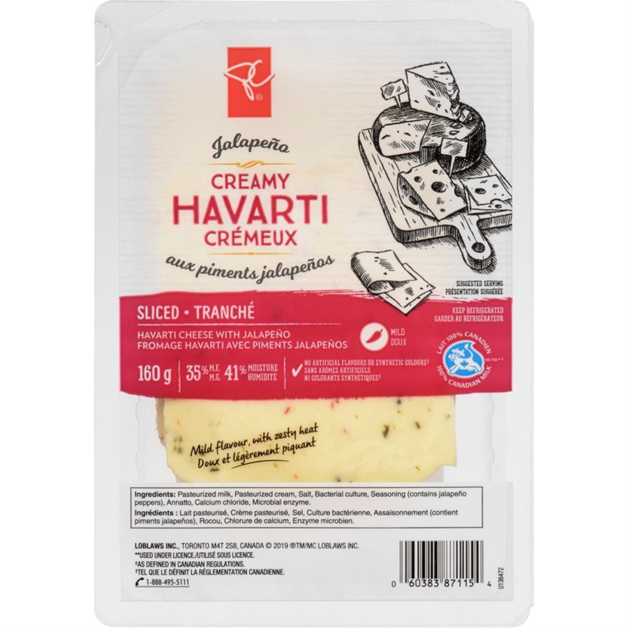 PC HAVARTI with Jalapeno Slice 160.000G