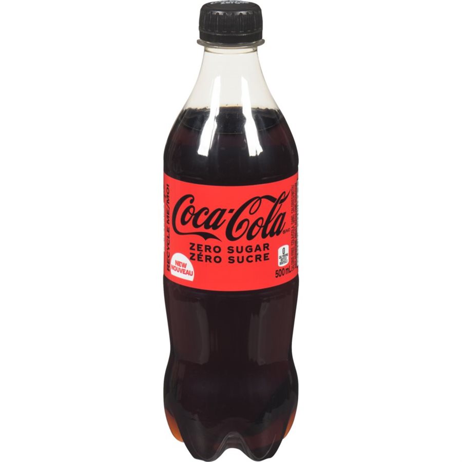 COKE ZERO 500ML BTL 500ML